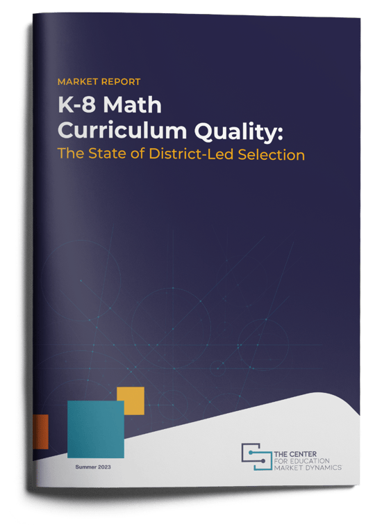 K-8 Math Curriculum Quality: The State of District-Led Selection